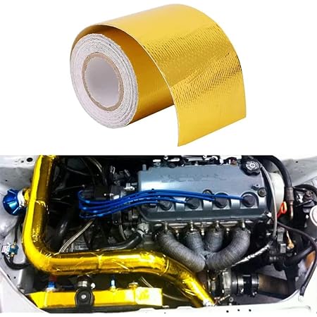 Amazon.com: Sporacingrts 2" x32.8' （10M） Gold Adhesive Backed Heat ...
