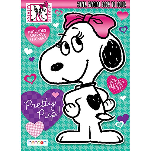 Bendon Peanuts Super Special Coloring Book with Stickers : Amazon.in ...