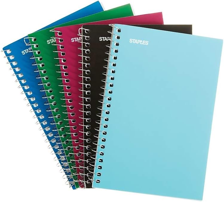 Amazon.com : Spiral Notebooks, Small Notepads - 4” x 6” Inch Memo Books ...
