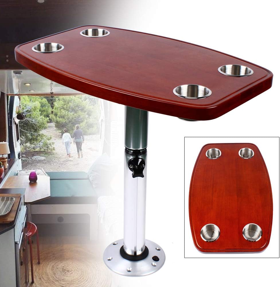 Amazon.com: SaWaUto Removable Marine Table,Oak Table Top for RV Marine ...