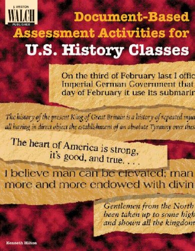 Document-based Assessment Activities For U.s. History Classes: Grades ...