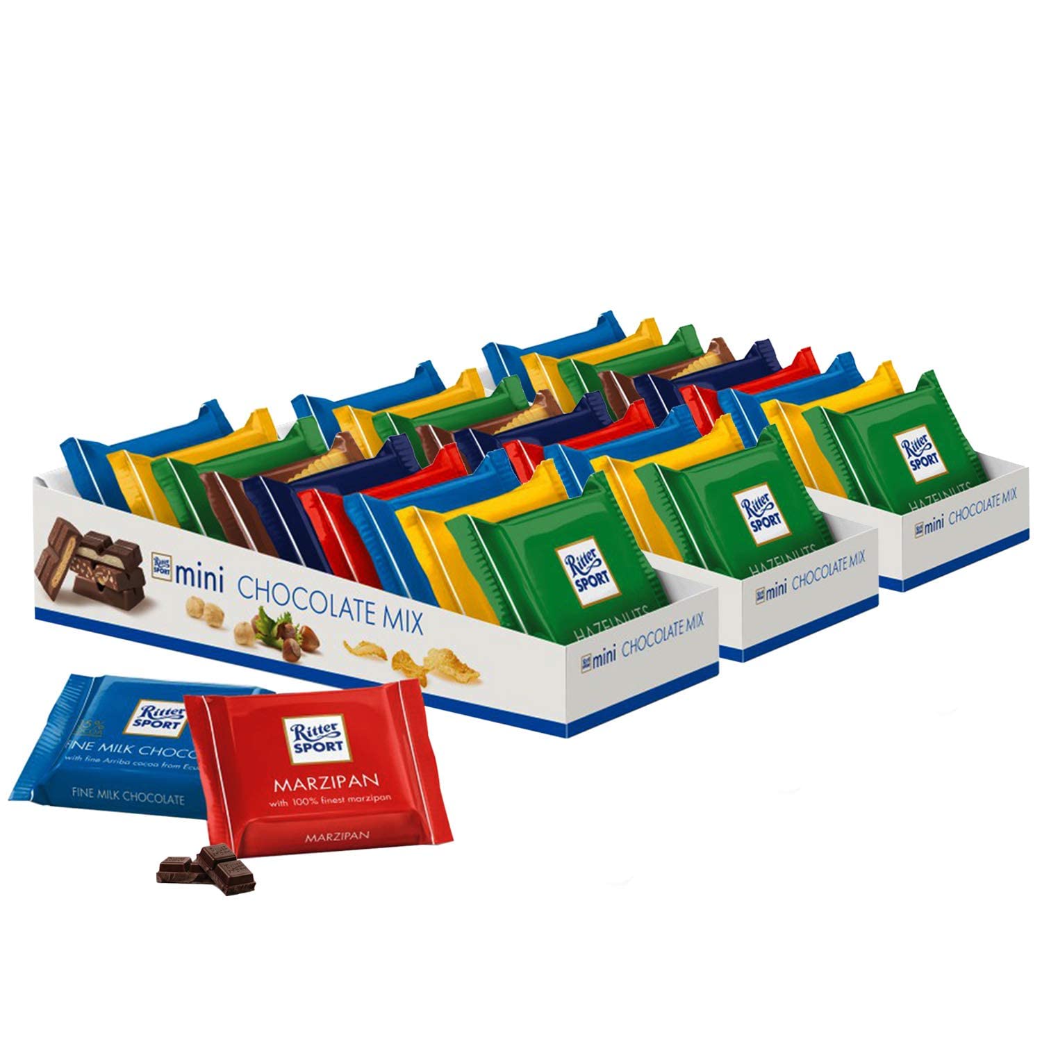 Buy Ritter Sport Assorted Mini Milk & Dark Chocolate 133 g (8 Pcs ...