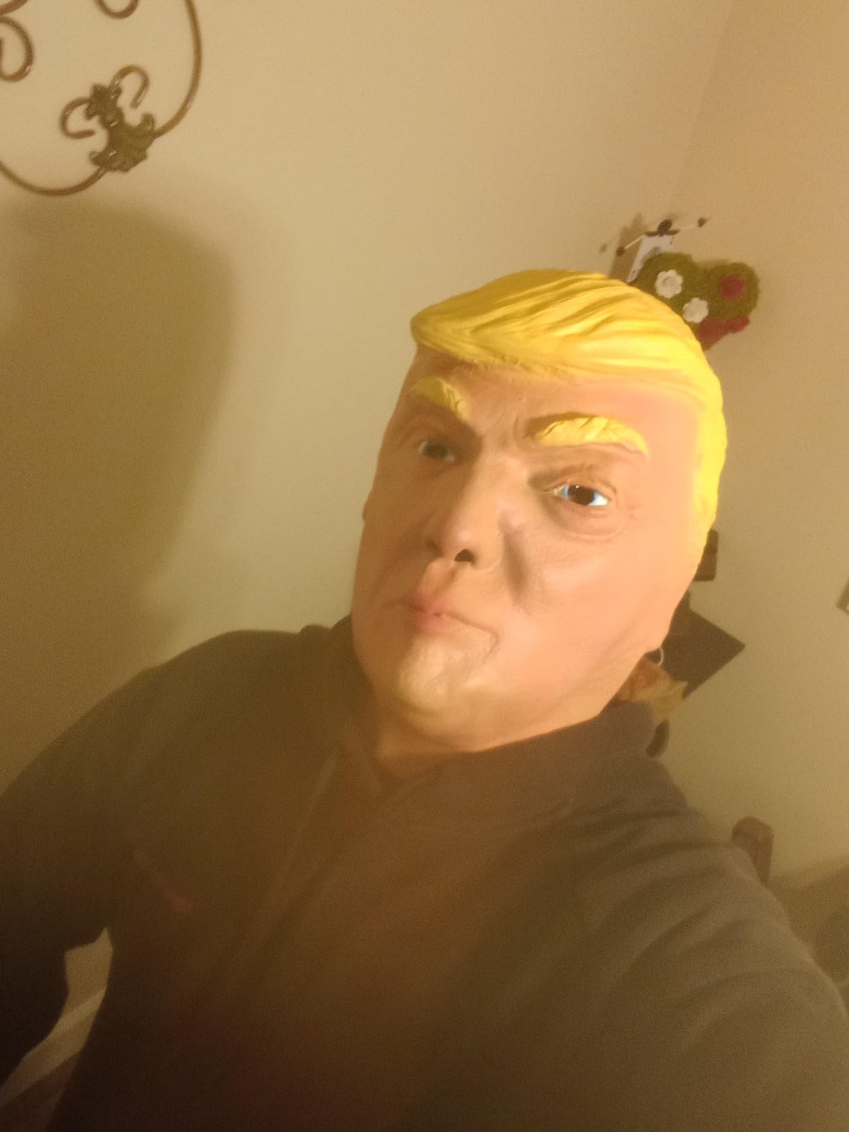 Amazon.com: Disguise Men's Donald Trump Deluxe Mask, Multi, One Size ...