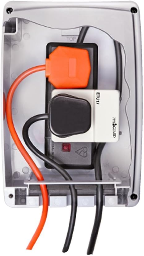 TimeGuard WEATHERPROOF IP66 OUTDOOR CCTV 2 WAY GANG SOCKET BOX: Amazon ...