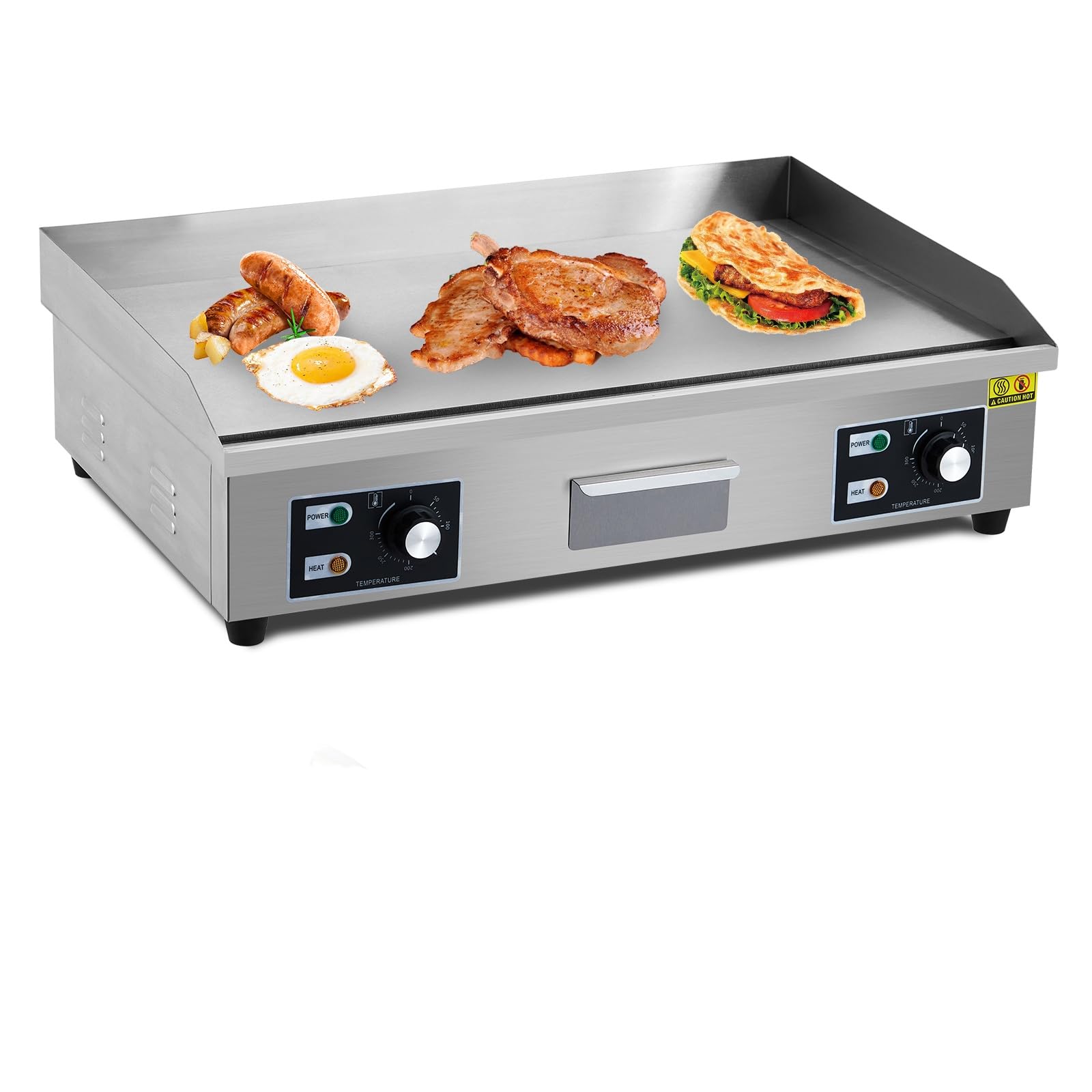 Amazon.com: Stainless Steel Electric Griddle, 29 Inch Commercial ...