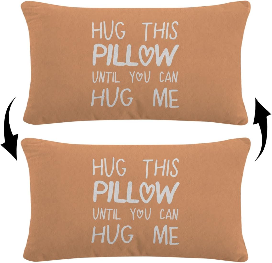 Amazon.com: Sufamb Hug This Pillow Until You Can Hug Me Throw Pillow ...