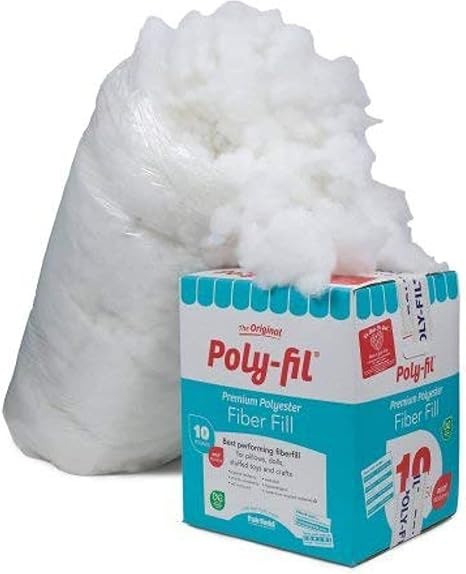 Amazon.com: Fairfield 10-Pound Poly-Fil Premium Polyester Fiber, White ...