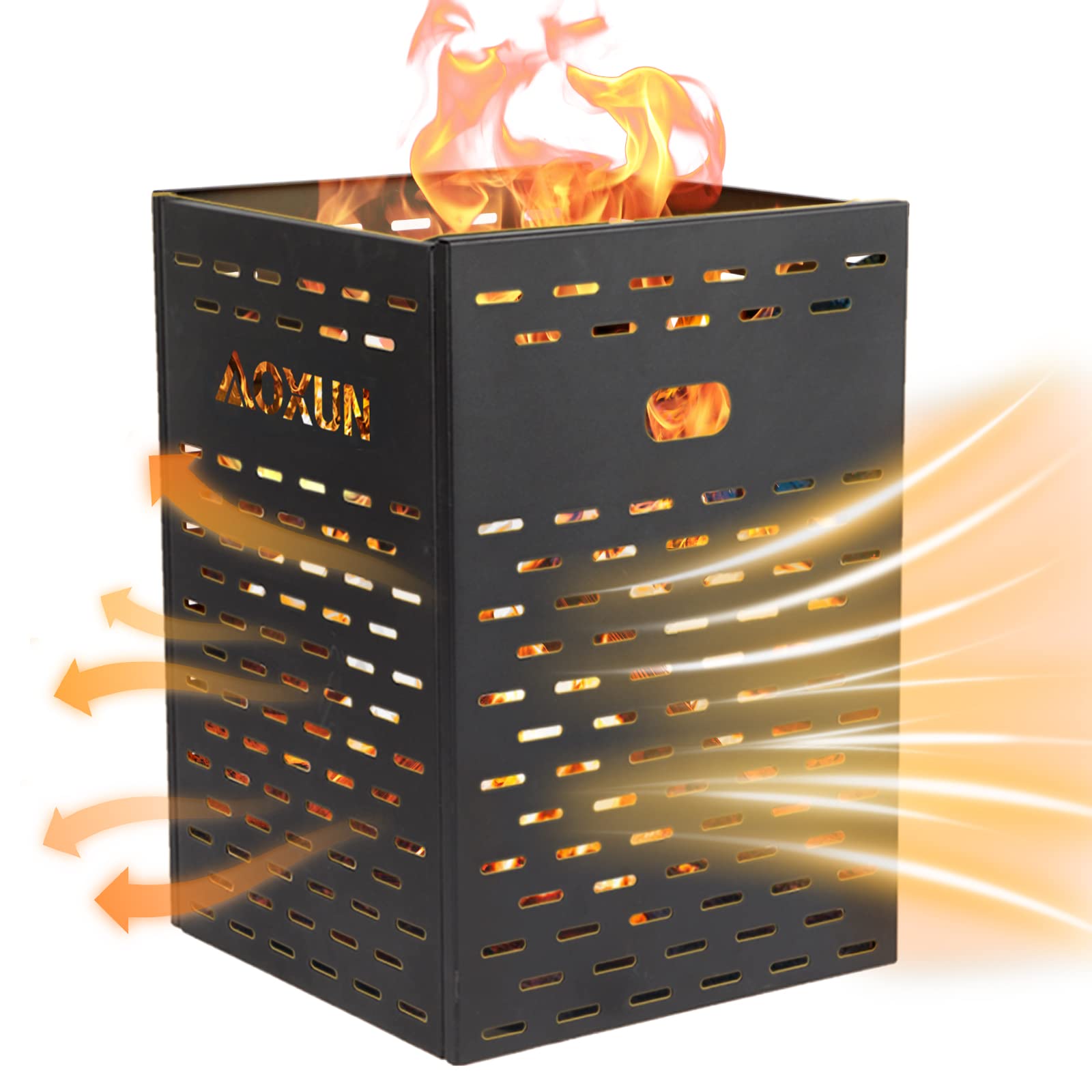 Amazon.com: Aoxun 63 Gallon Ultra Thick Burn Barrel 30 Inch Burn Drum ...