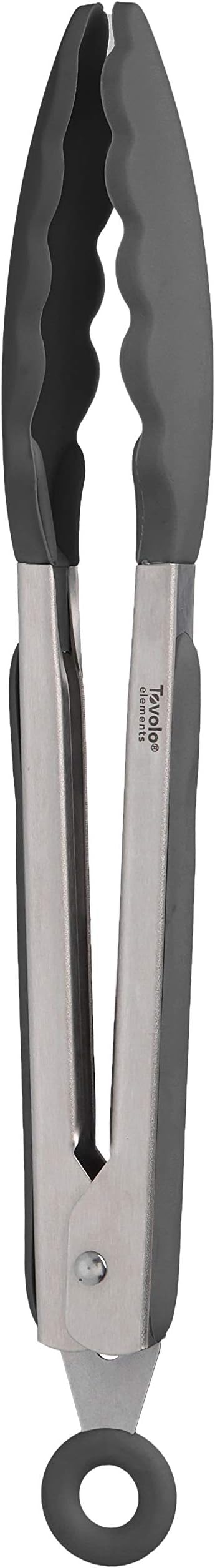 Amazon.com: Tovolo Kitchen Cooking Stainless Steel Tongs 9" with ...
