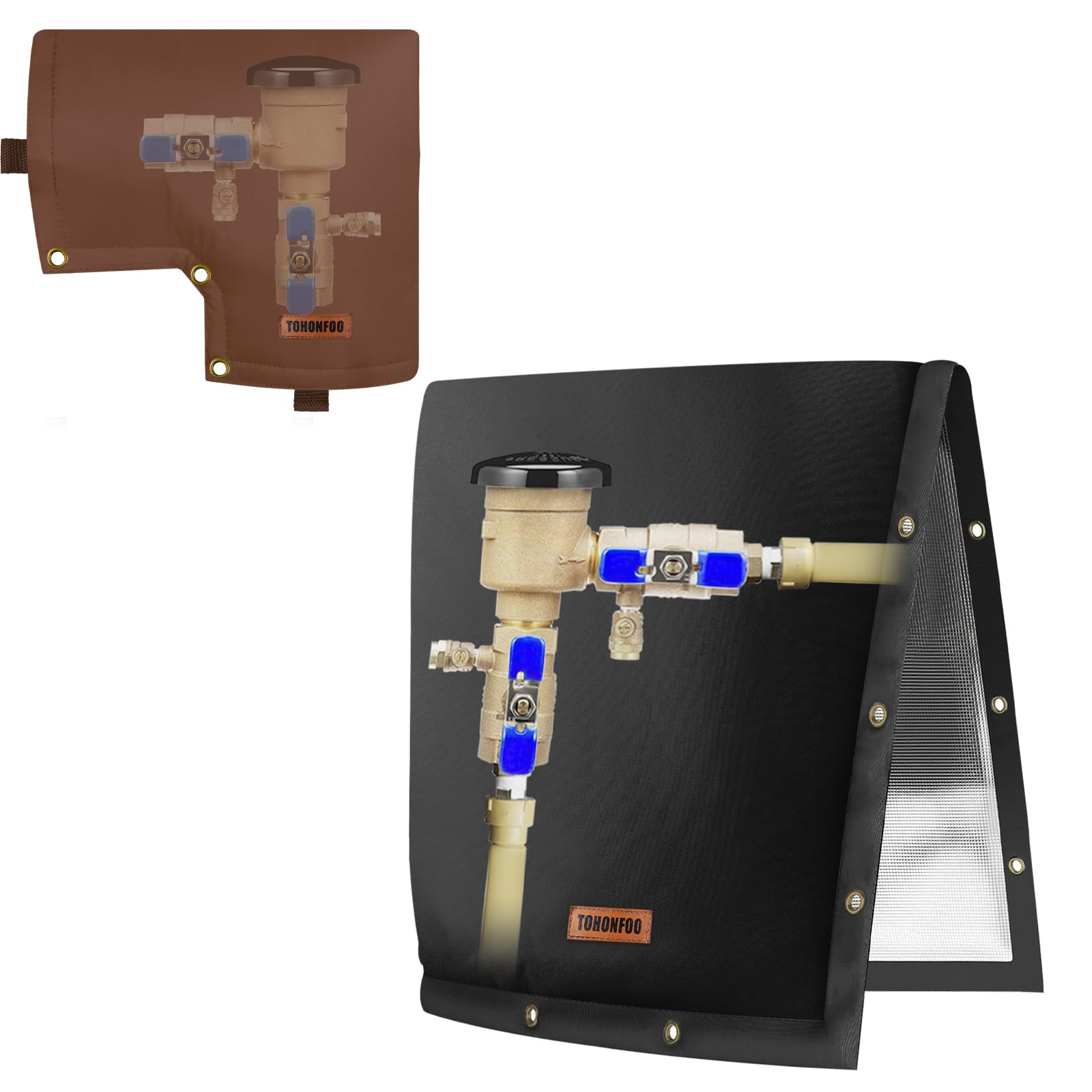 Amazon.com: Backflow Preventer Cover Insulated Pouch (5°F) - Pressure ...