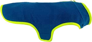 Huskimo Perisher Duo Dog Fleece Jacket, Tasman Blue, 52.5cm : Amazon ...