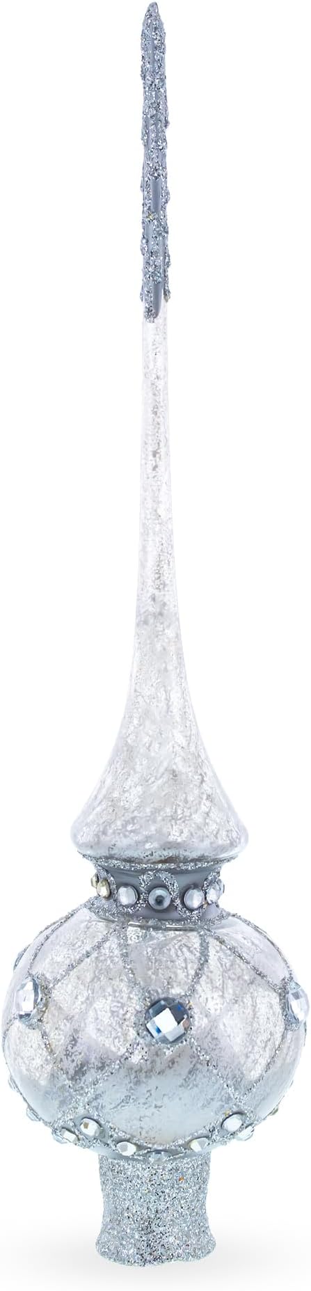 Amazon.com: See Through Glass Christmas Tree Topper : Home & Kitchen