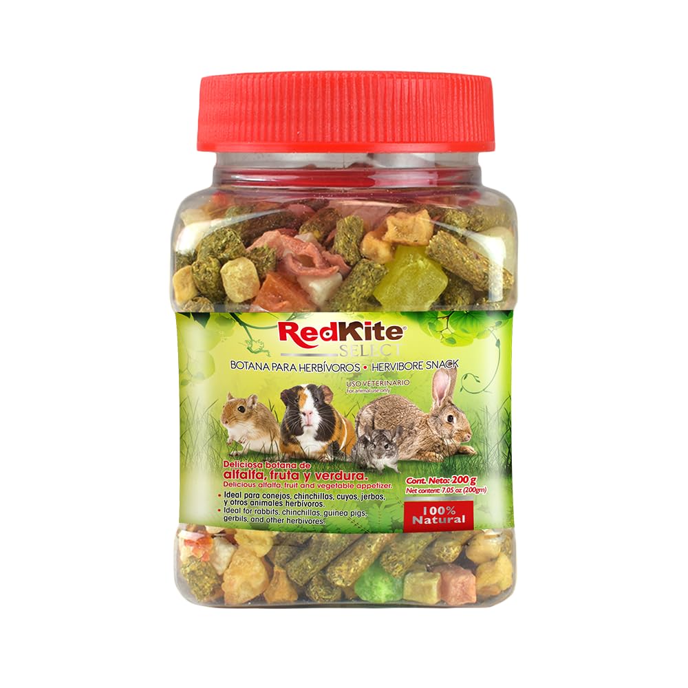 Redkite Snack para Herbivoros Conejo, Cuyo, Chinchilla Select 200 G : Amazon.com.mx: Productos ...