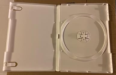 Amazon.com: 10 Pack Maxtek Standard 14mm White Single Disc CD & DVD ...