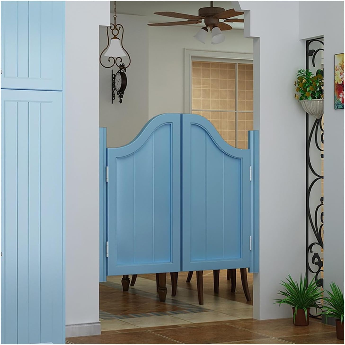 Rustic Western Swinging Saloon Doors for Home Decor with Auto Close ...