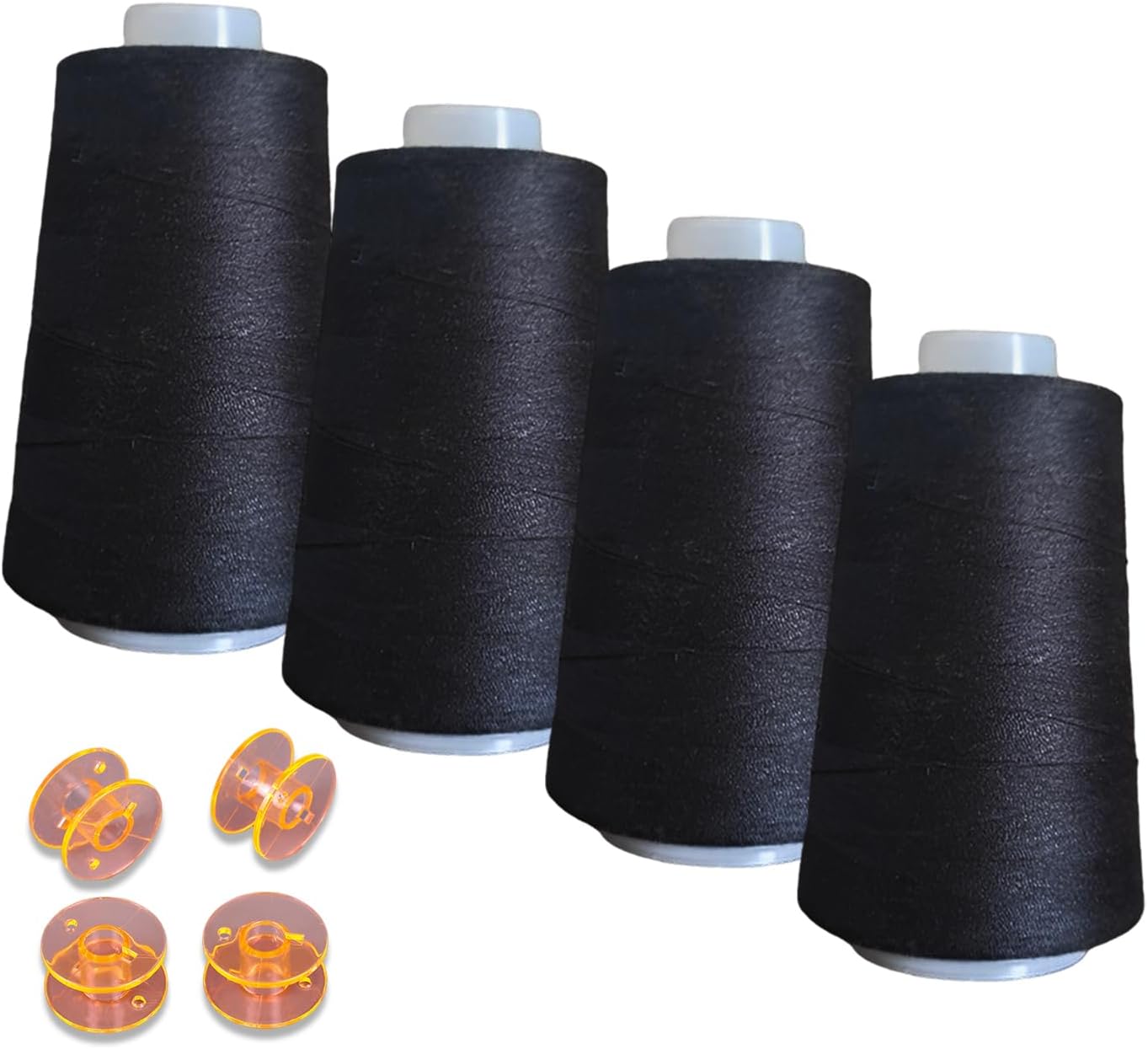 Amazon.com: 4 Cones of 3000 Yards Each Spool Thread for All Purpose ...