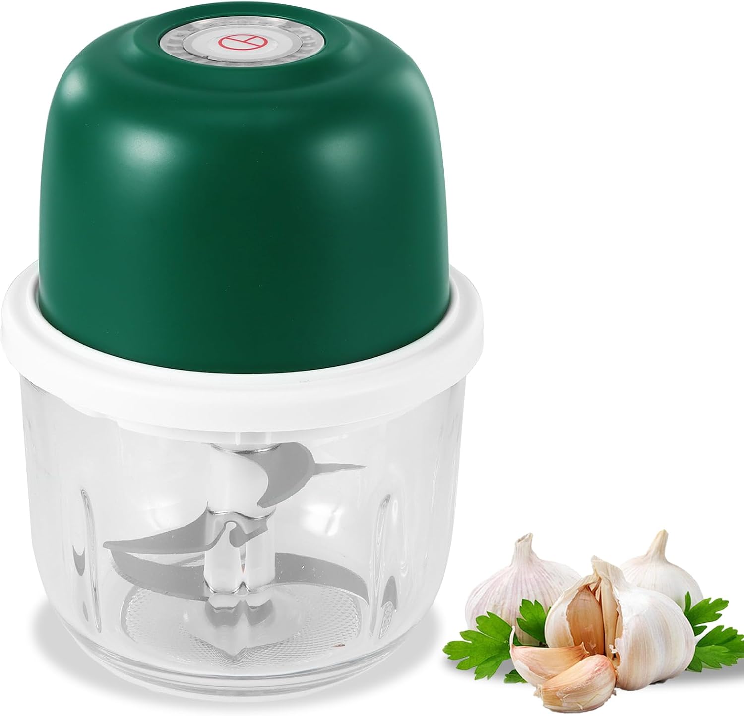 Electric Mini Food Chopper, 350ML Cups, Cordless Rechargeable Mini ...