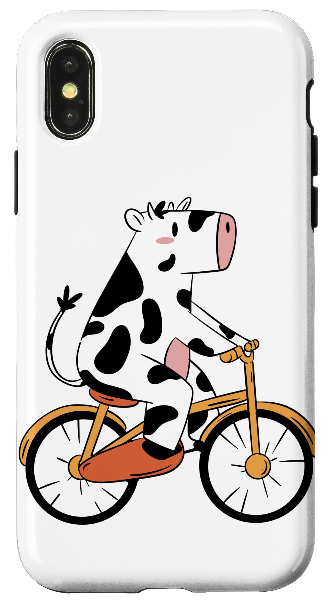 Cow Riding A Bike