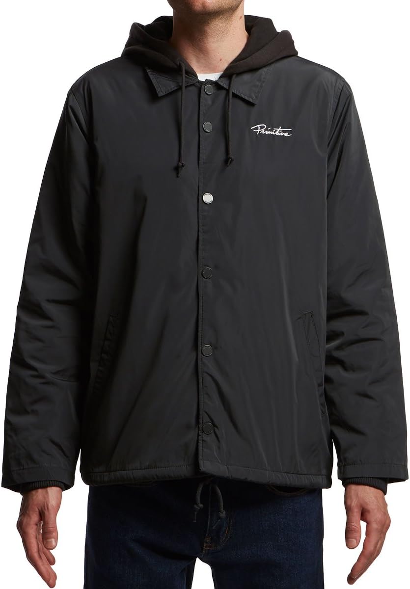 Primitive Two Fer Coach Jacket - Vintage Black at Amazon Men’s Clothing ...