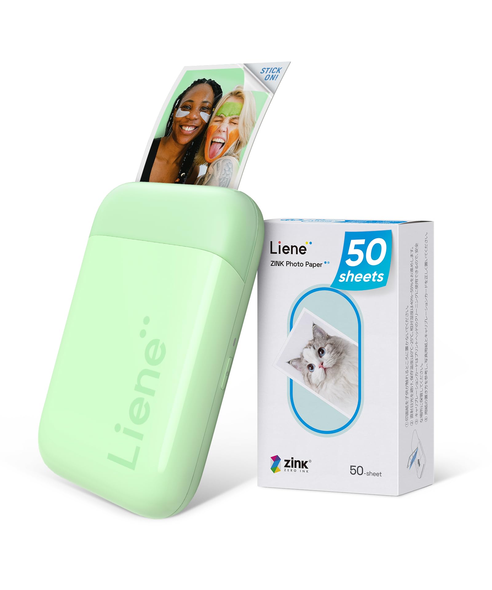 Liene Photo Printer, 2x3” Mini Portable Instant Photo Printer Bundle w ...