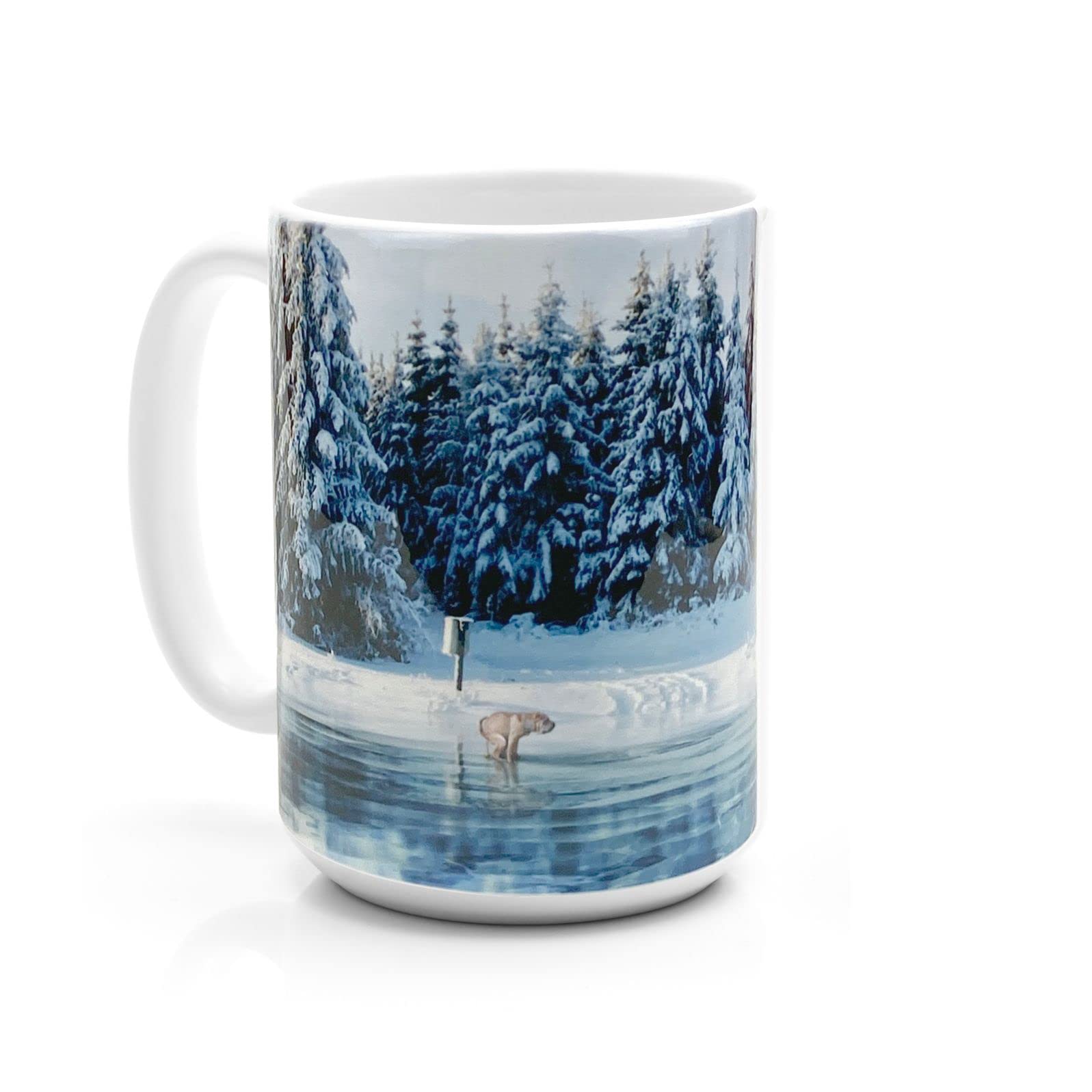 Amazon.com: Prank-O Dog Poop Prank Winterscape Mug - When Nature Calls ...