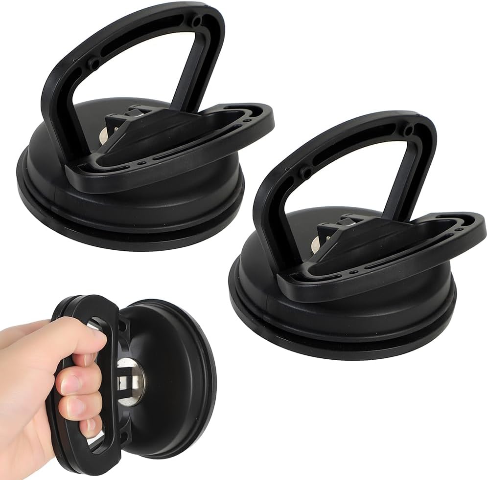 Amazon | TKY バキュームリフター 強力吸盤 大吸盤 マルチグリップ ワンタッチ 荷物運搬 ガラス装着 車体 タイル (Lサイズ 2個) | 吊りクランプ