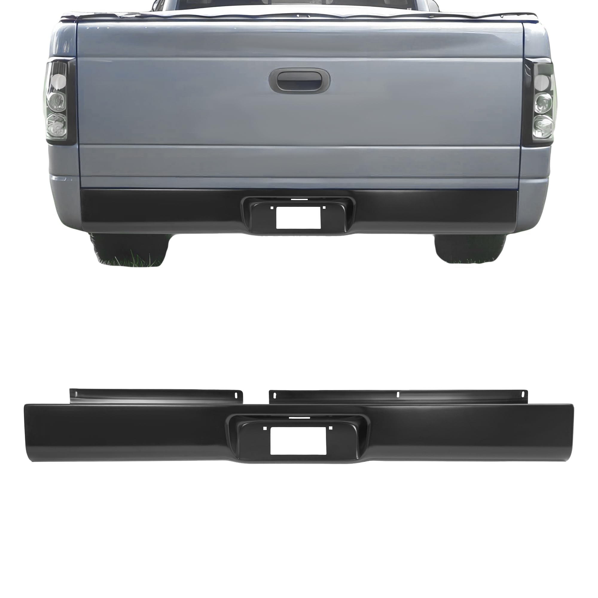 Amazon.com: KUAFU Rear Bumper Roll Pan Compatible with 1997-2004 Dodge ...