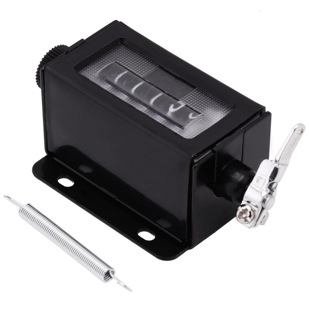 Akozon Mechanical Counter 5 Digit 0-99999 Pull Count Counter Rotary ...