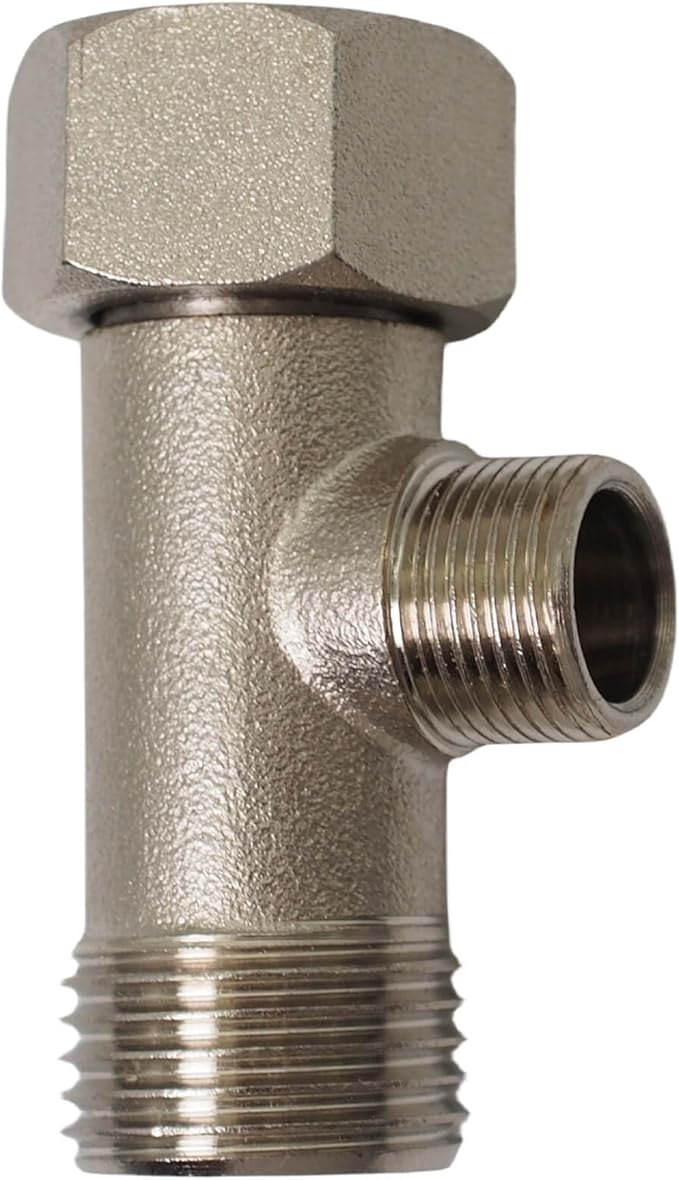 Bidet T Adapter - T Valve Adapter for Bidet (Thread Size 1/2' x 1/2' x ...