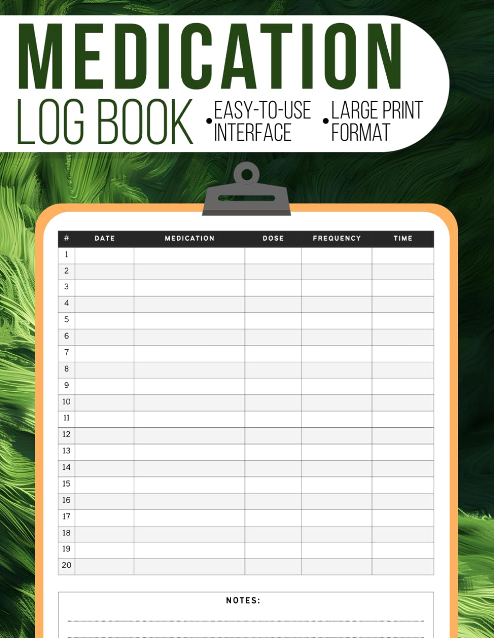 Medication Log Book: Easy-to-use Medicine Tracker Journal to Simplify ...