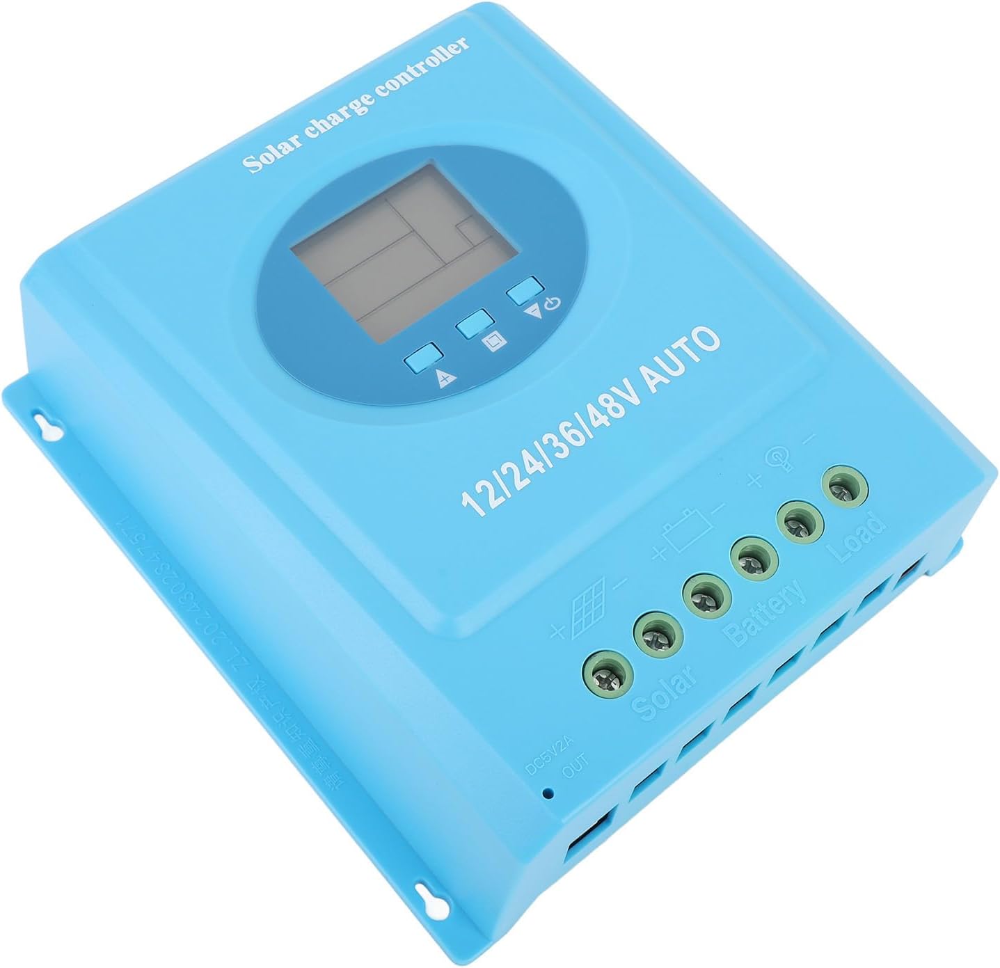 Solar Charge Regulator, 12V 24V 36V 48V Auto MPPT Solar Controller for LiFePo4 Sealed Gel ...