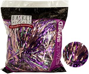 Amazon.com: JT Gift Wrapping Gift Shred Large Party Mix Metallic ...