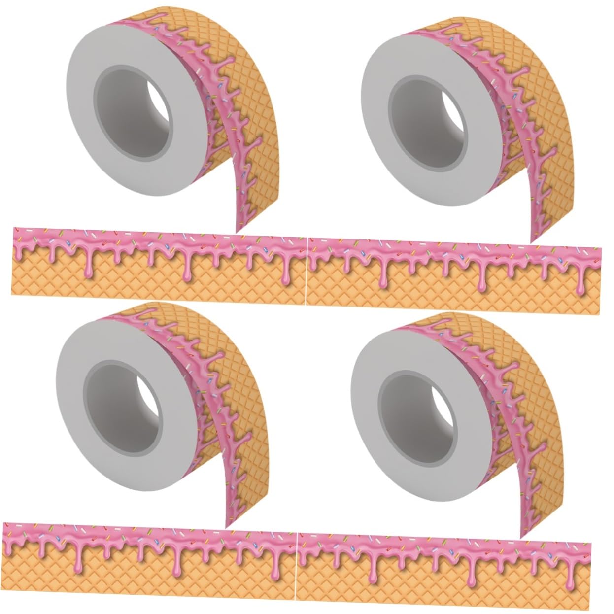 Ice Cream Border Paper