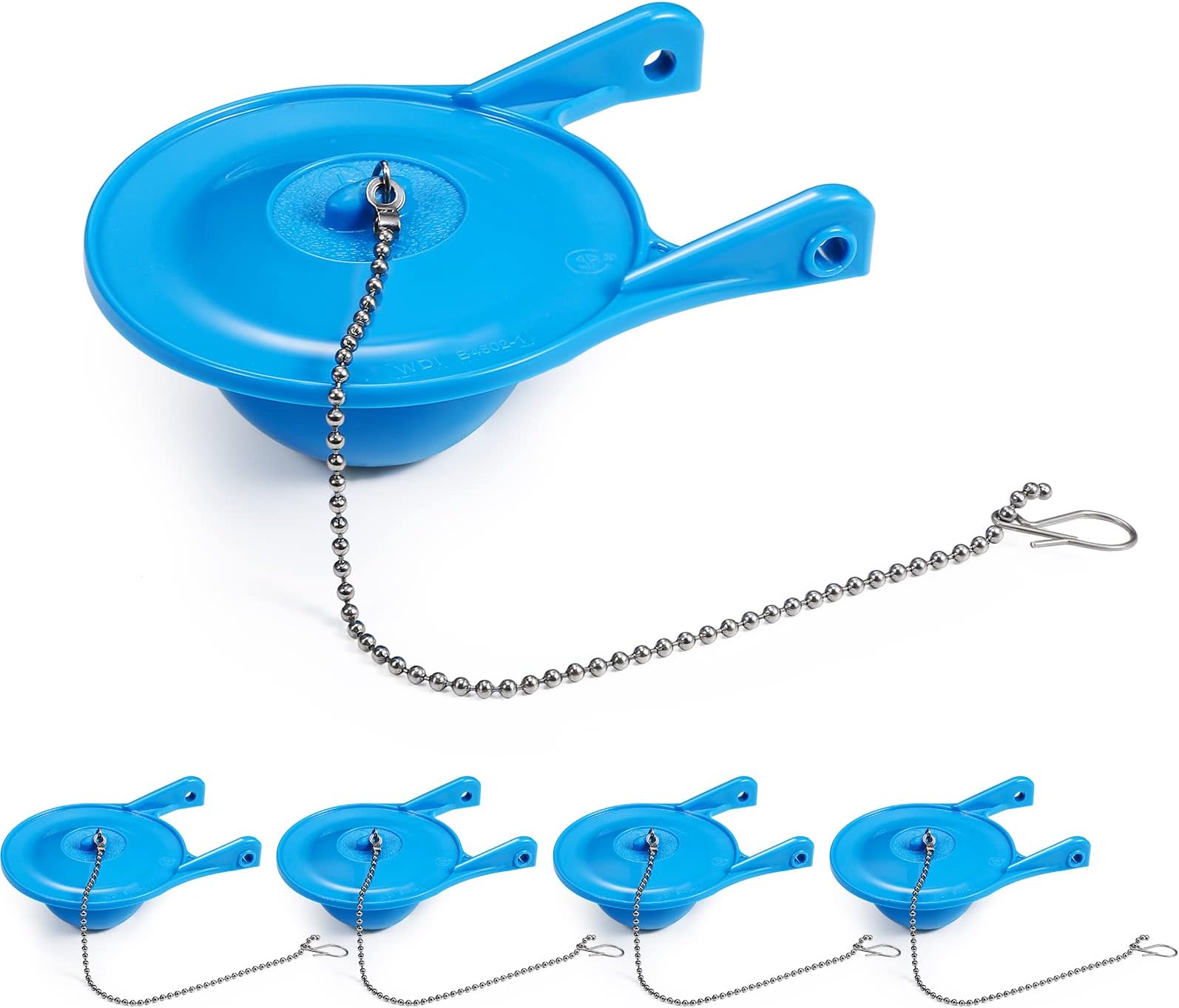 Tondiamo 5 Pieces 3 Inch Universal Toilet Flapper Replacement Part ...