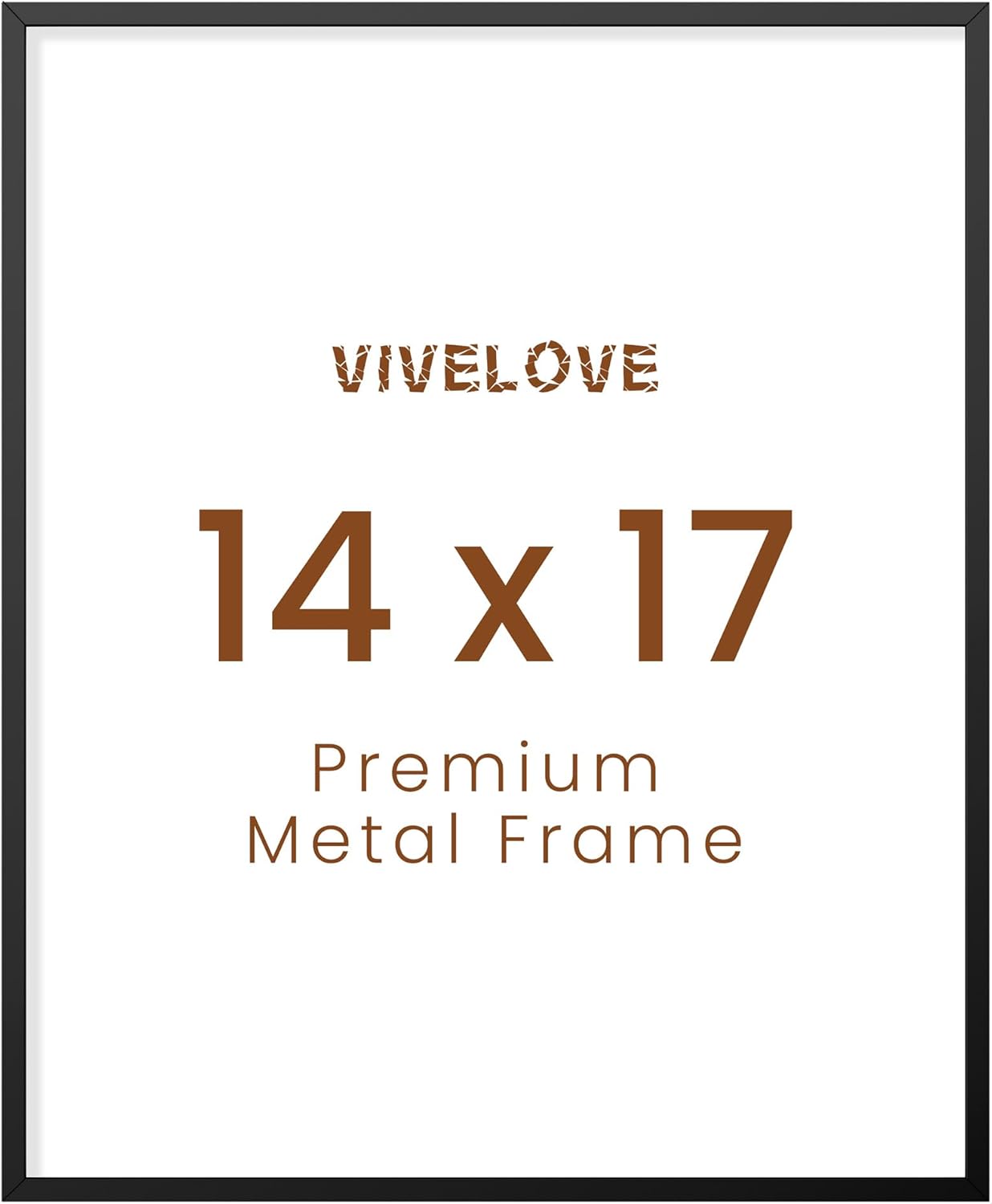 Amazon.com - Vivelove 14x17 Metal Picture Frame, Black Aluminum Picture ...