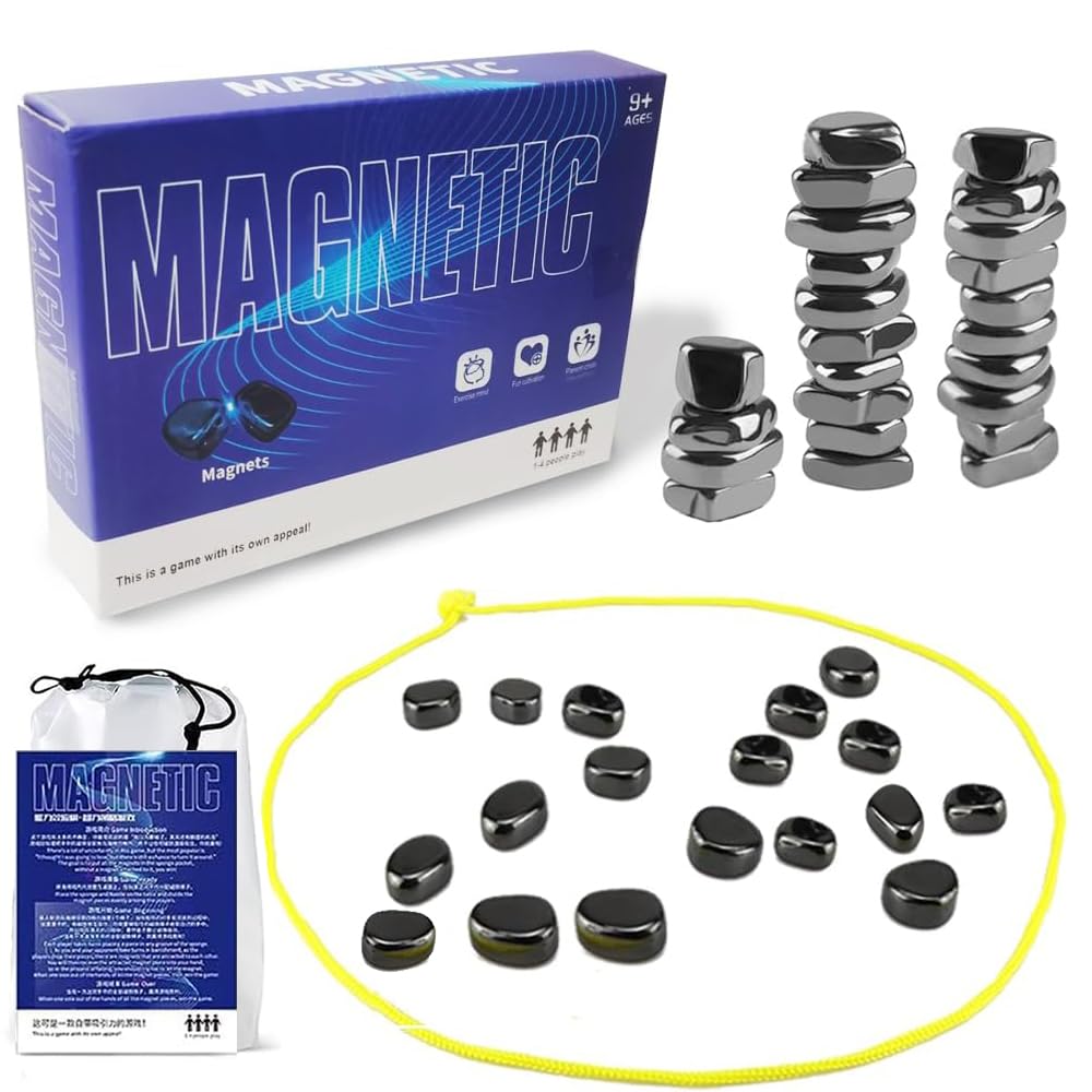 Buy New Magnet Game,Magnetic Chess Game with 24 pc Stones Set,Magnetic ...