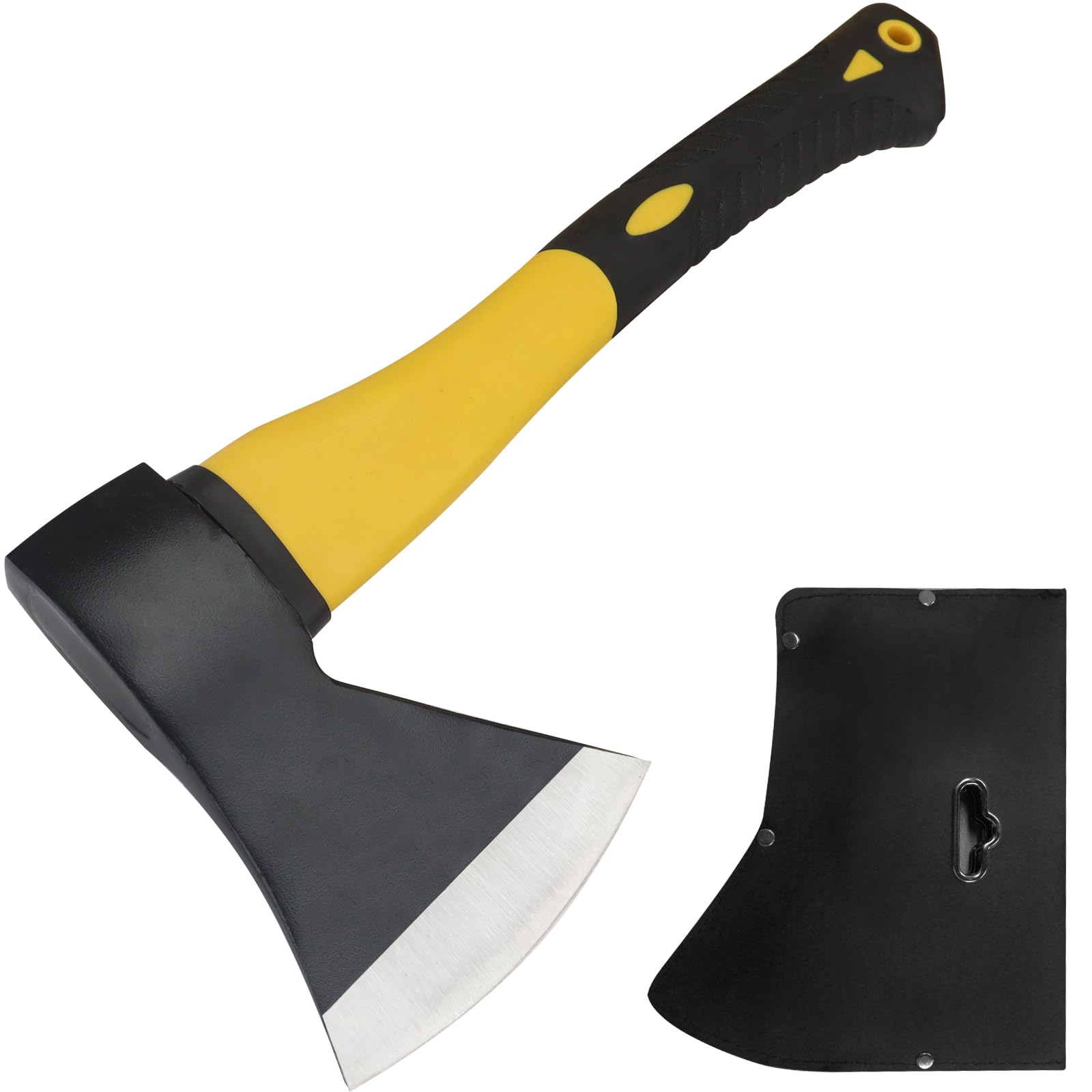 Amazon.com : Bluedale Wood Axe with Sheath, Camping Hatchet Chopping ...