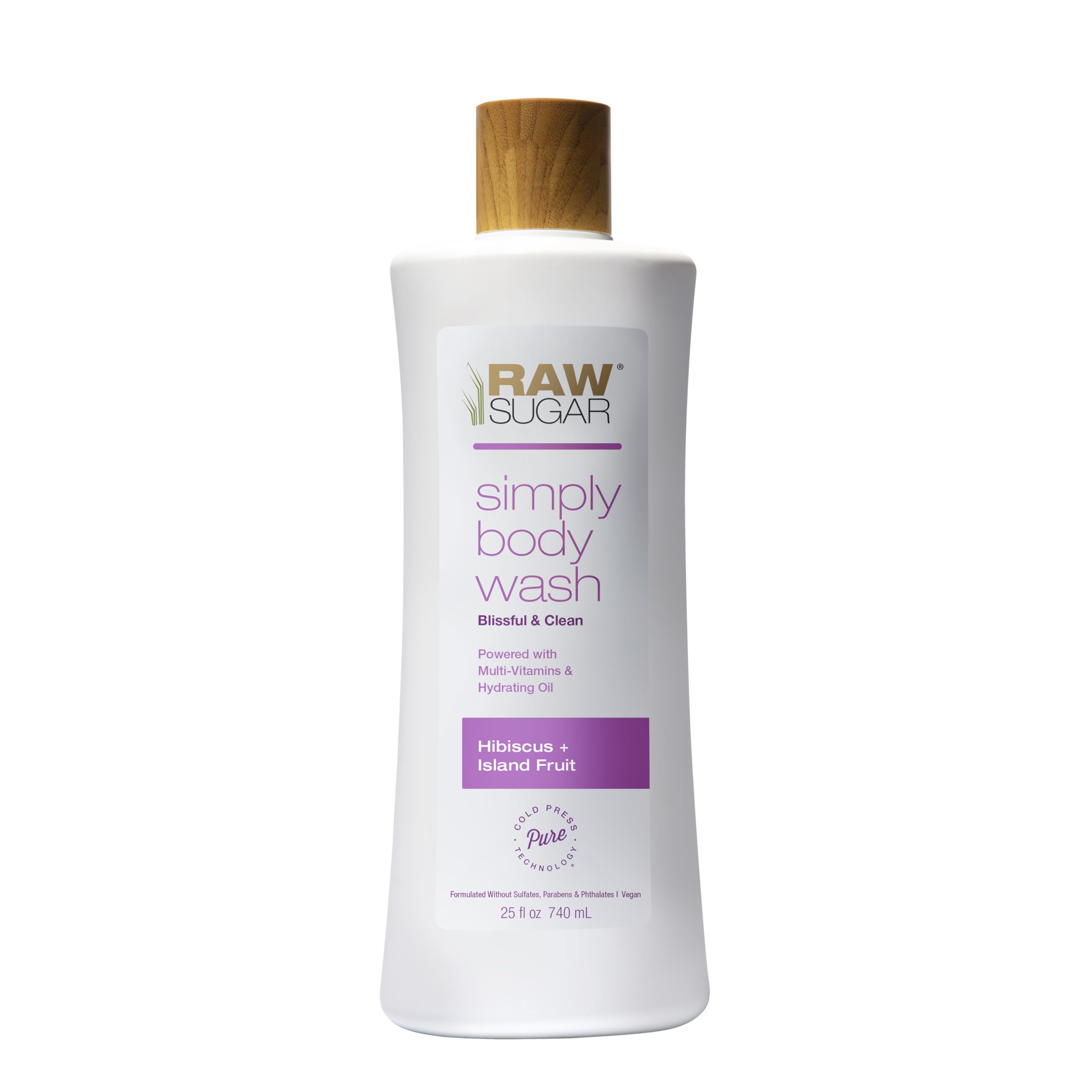 Amazon.com : RAW SUGAR Simply Body Wash - Hibiscus + Island Fruit (25 ...