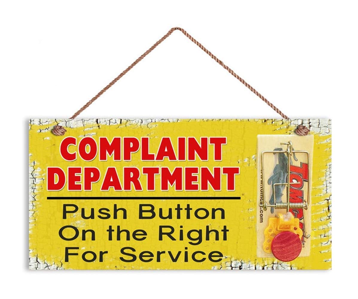 Complaint Department Humor