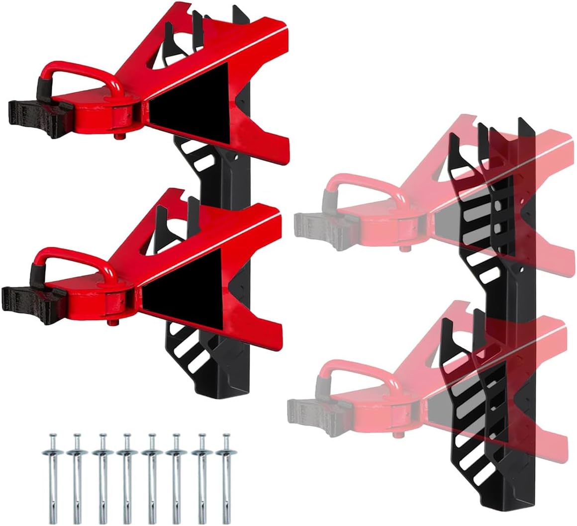 Amazon.com: Yunnergo A Pair Jack Stand Organizer Wall Mount Fits 2-3 ...