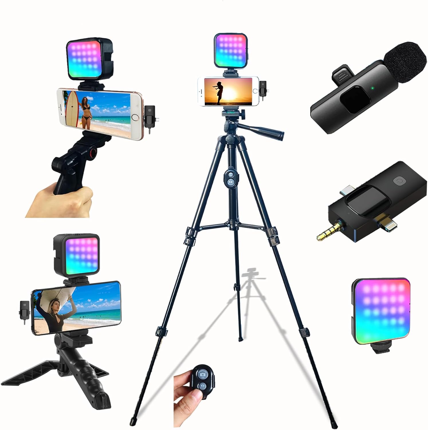 Amazon.com: Carrotech for iPhone Vlogging Kit, Vlogging Kit for Andriod ...