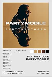 Amazon.com: Generic Rapper Singer Party-next-doors Album Cover Poster ...