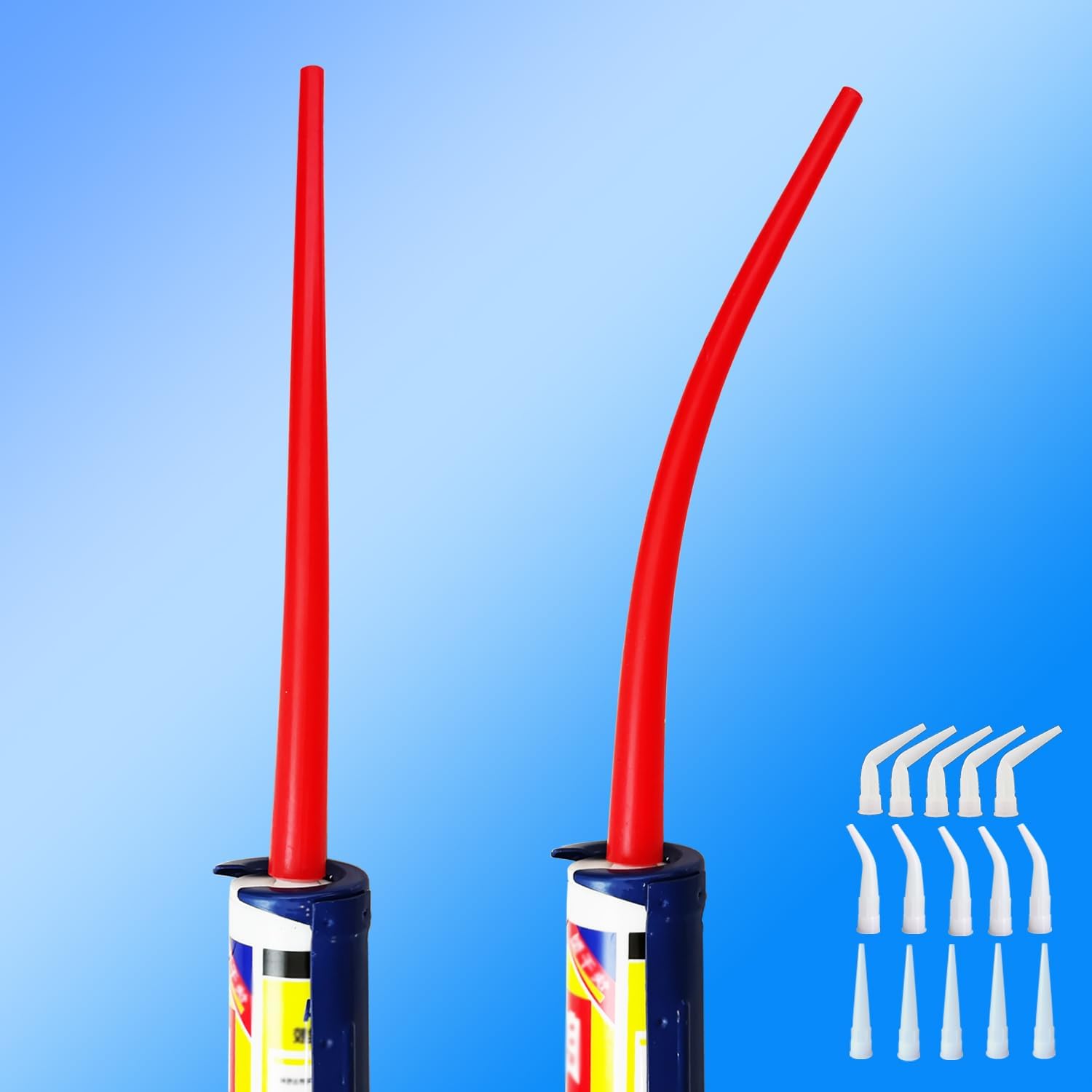 3 PACK Extra Long Caulking Gun Extension,Caulking Tube Extension,Caulk ...