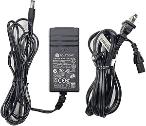 Amazon.com : Power Supply for Polycom SoundPoint 24VDC for IP320, 330 ...