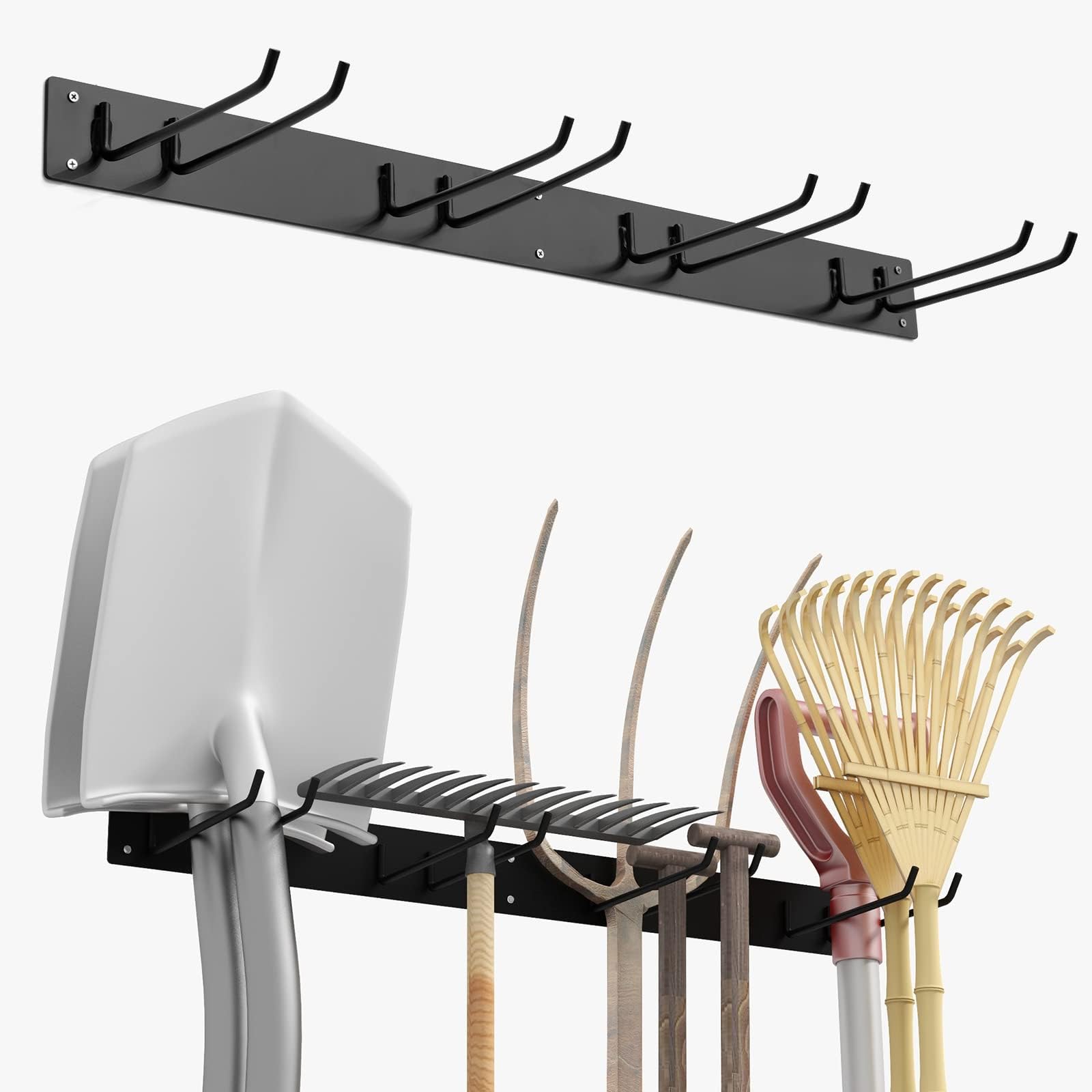Amazon.com: Goplus Garden Tool Organizer, Wall-Mounted Garage Tool ...