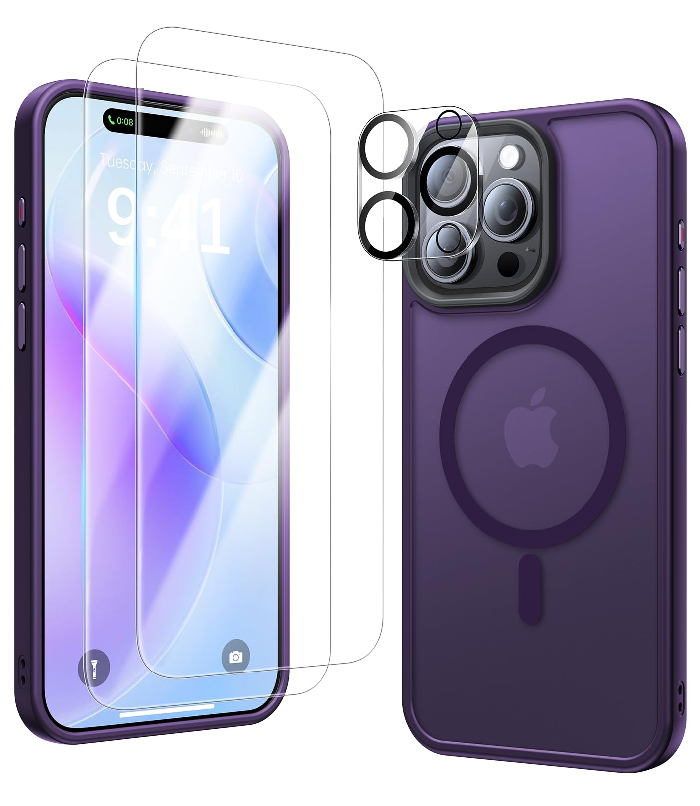 Amazon.com: Giisorde 4 in 1 Magnetic for iPhone 15 Pro Max Case ...