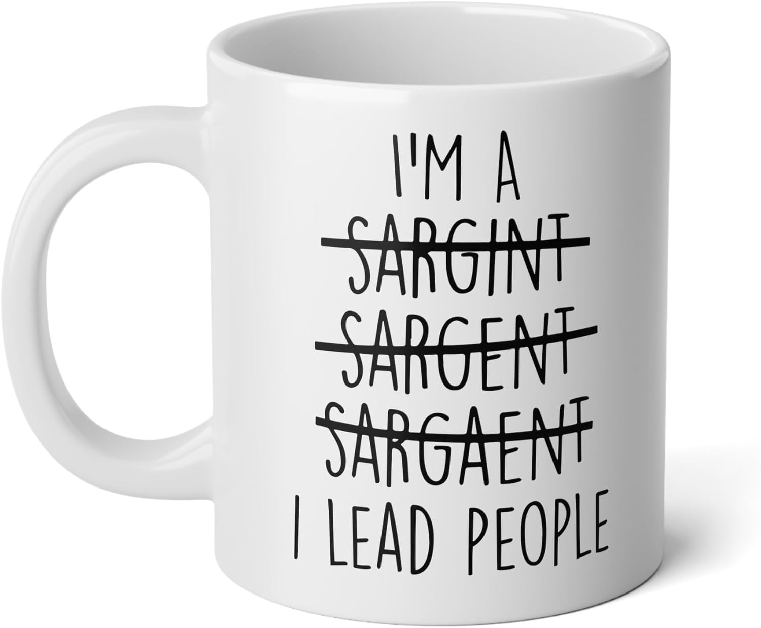 Amazon.com: Carez Sergeant gift, sergeant mug, sergeant promotion ...