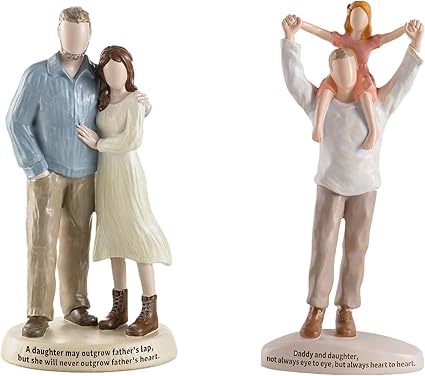 Amazon.com: Storieme Dad Daughter Figurines Bundle Dad Gifts : Home ...