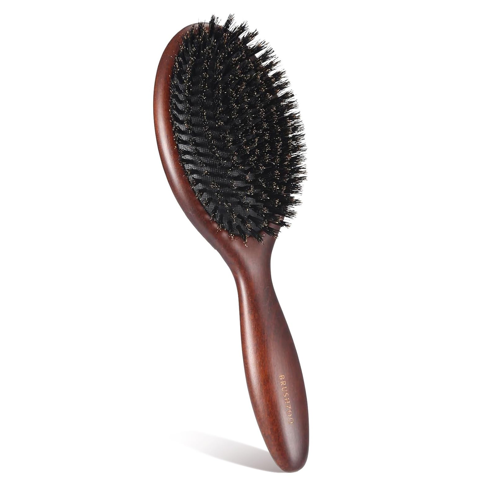 Amazon.com : BRUSHZOO Boar Bristle Hair Bristle for Detangling ...