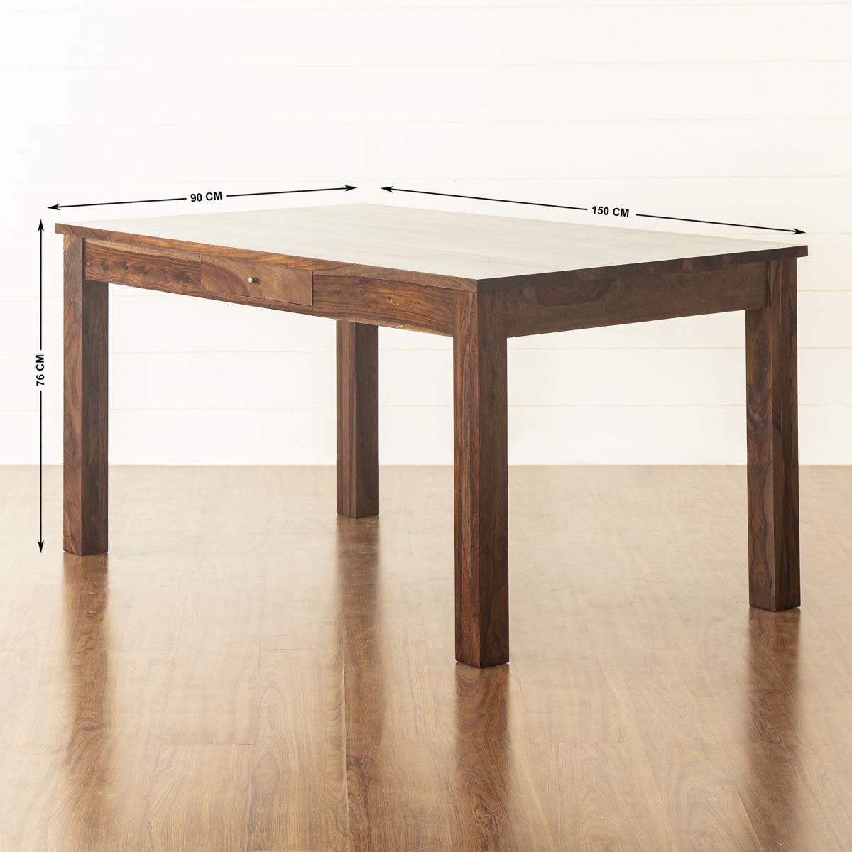 Buy Home Centre Veda 6-Seater Sheesham Wood Dining Table Without Chairs ...